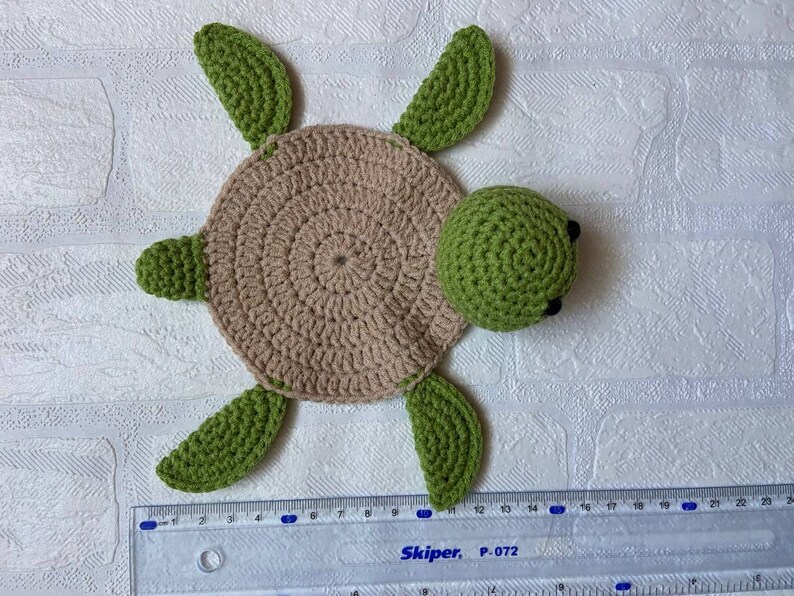 Crochet Turtle Coaster PDF PATTERN Crochet Pattern PDF - Etsy