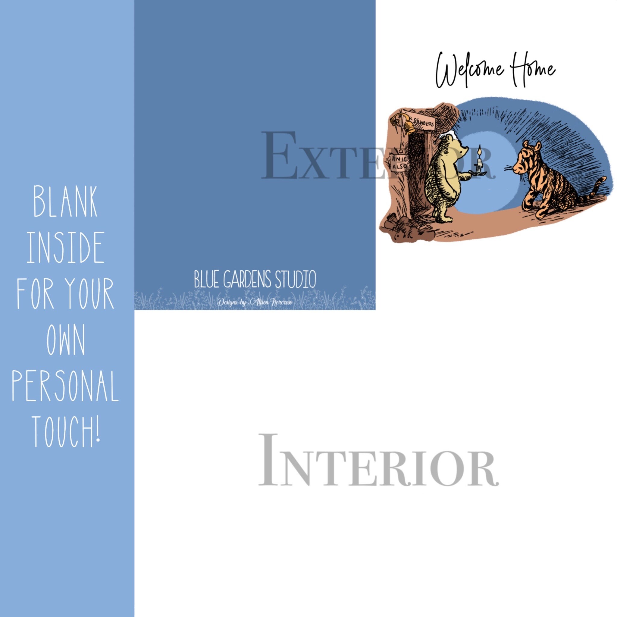 Classic Winnie the Pooh Welcome Home Card, Homecoming Card ...