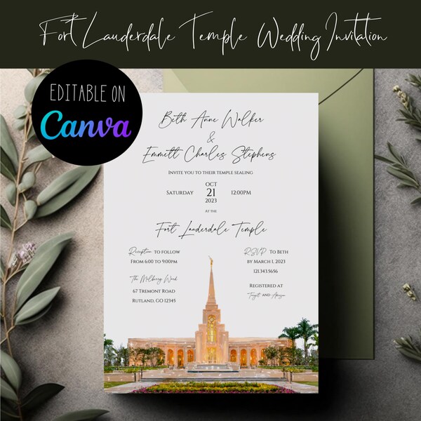 Lds Wedding - Etsy