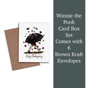 Classic Winnie the Pooh Eeyore Cards Box Set, Set of 6 Eeyore Cards ...