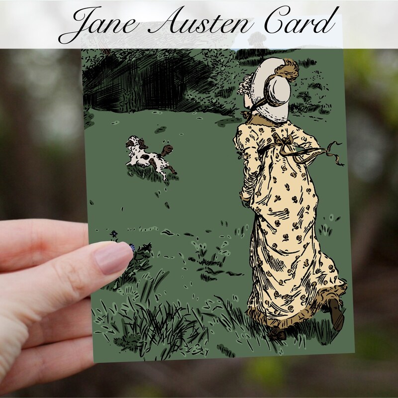 Jane Austen Card - Etsy