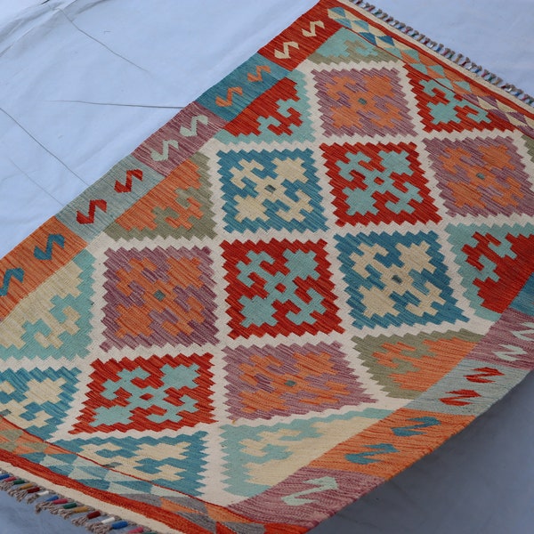 Afghan Kilim Rug - Etsy