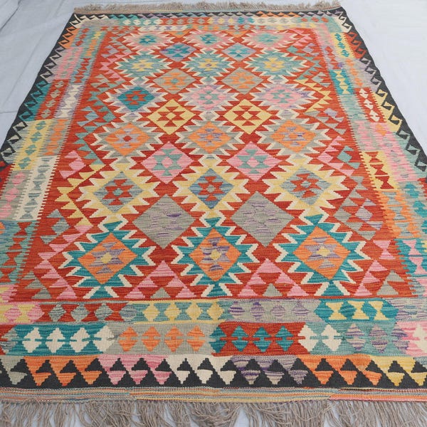Afghan 8x6 Rug - Etsy UK