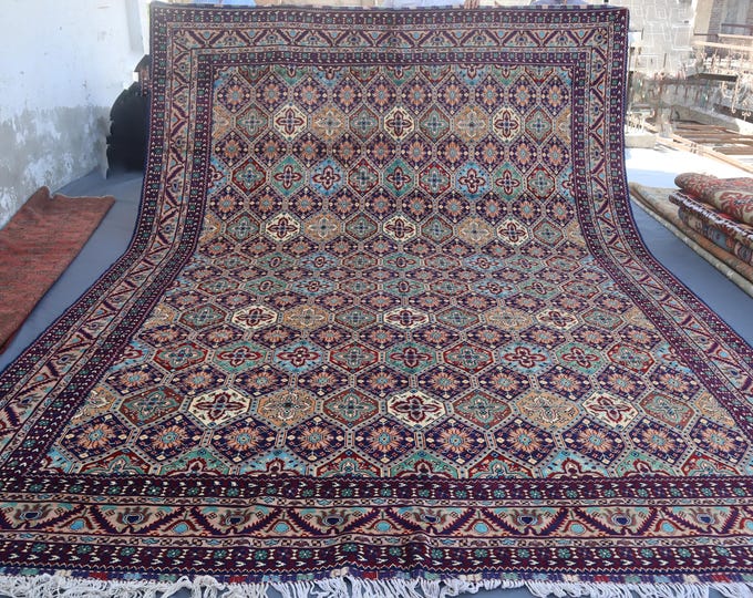 Authentic Turkmen Bokhara Carpet | 100% Wool Turkmen Teke Tribe From ...