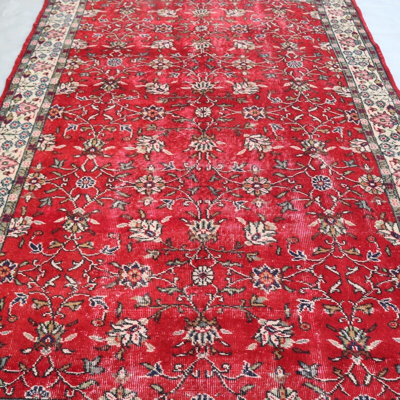 Distressed Rug - Etsy