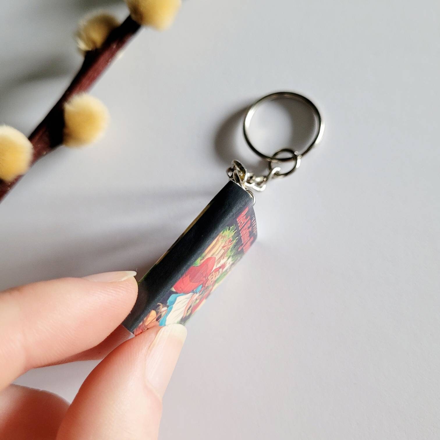Little Red Riding Hood Miniature Book Keychain Charles Perrault Classic ...