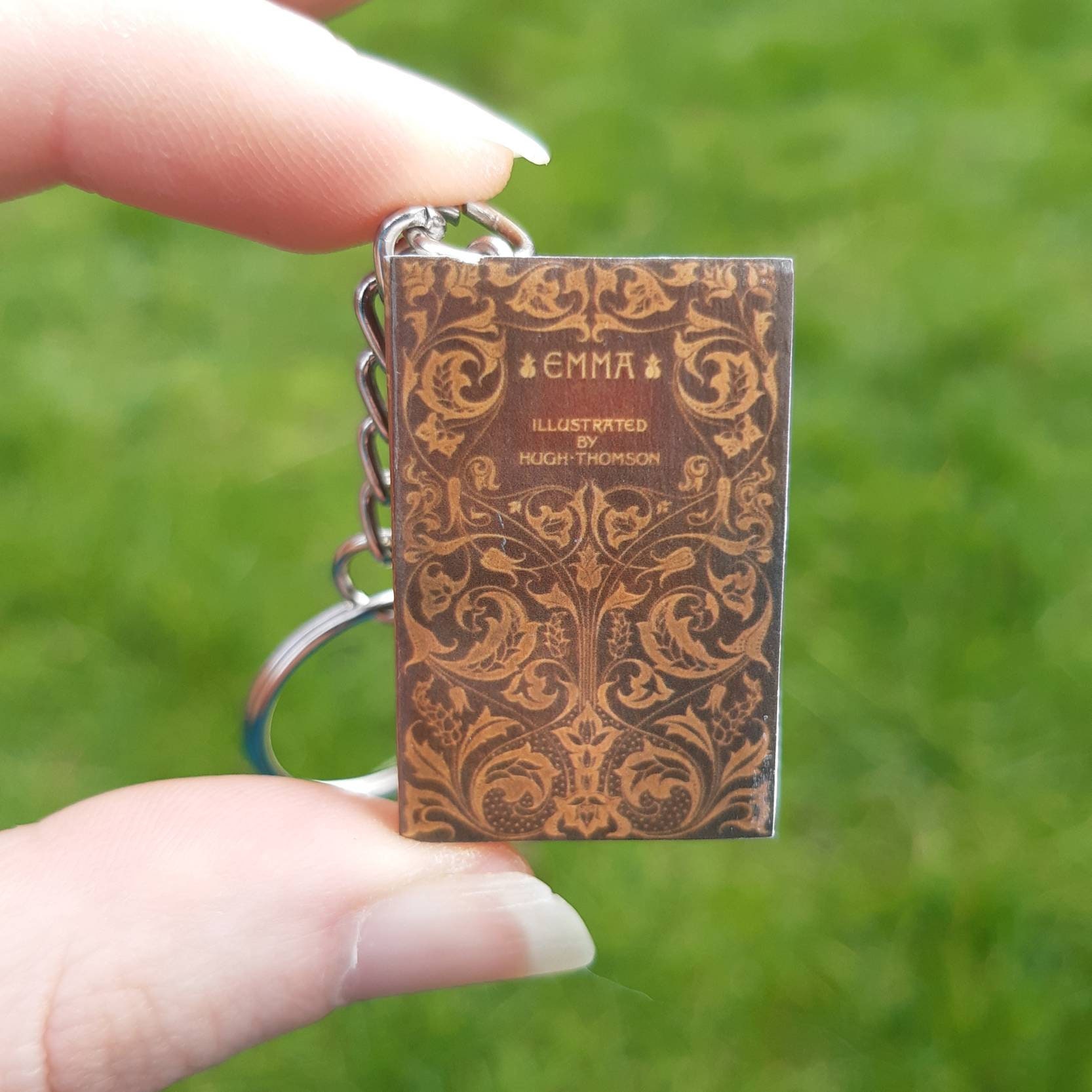 Emma Miniature Book Keychain Jane Austen Classic Novel | Etsy