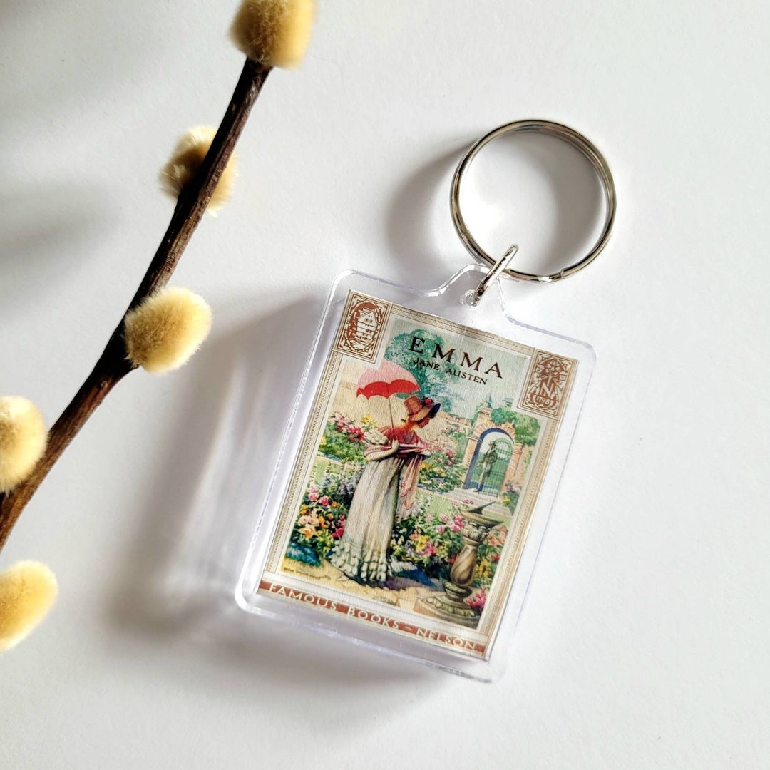 Emma Miniature Book Keychain Jane Austen Classic Novel Gift Book Lovers ...