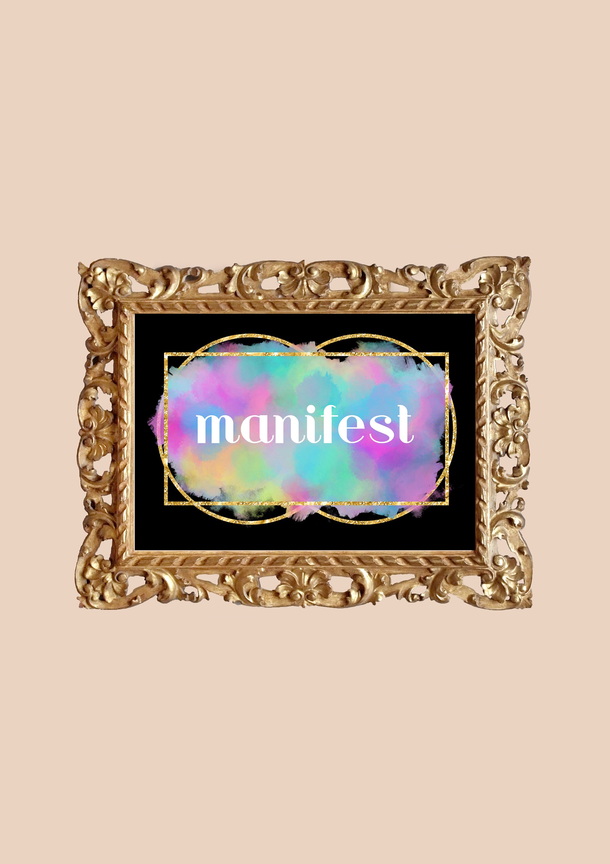 Law of Manifestation Art Manifest Poster Manifestation Art Print ...
