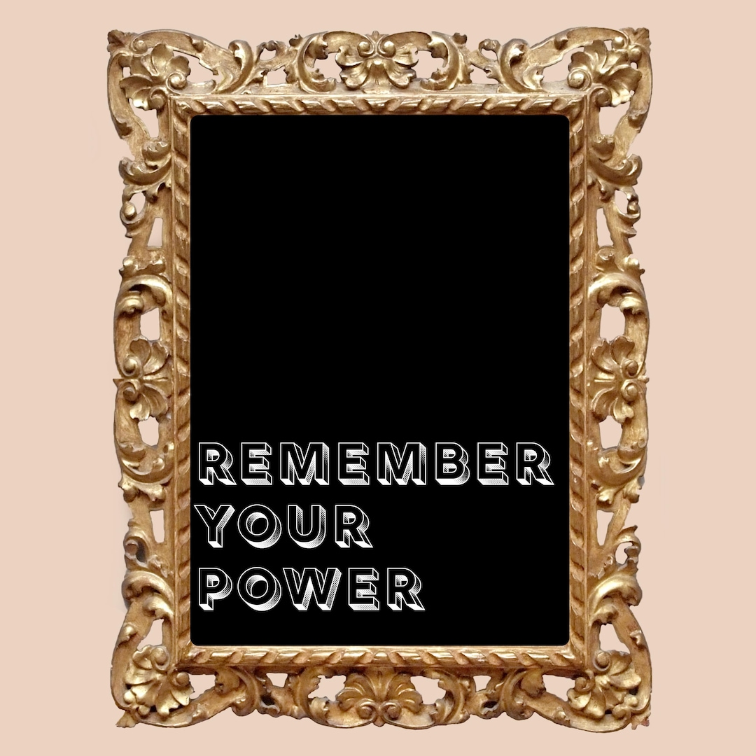 Remember Your Power Inspirational Digital Art Print | Motivational Wall ...
