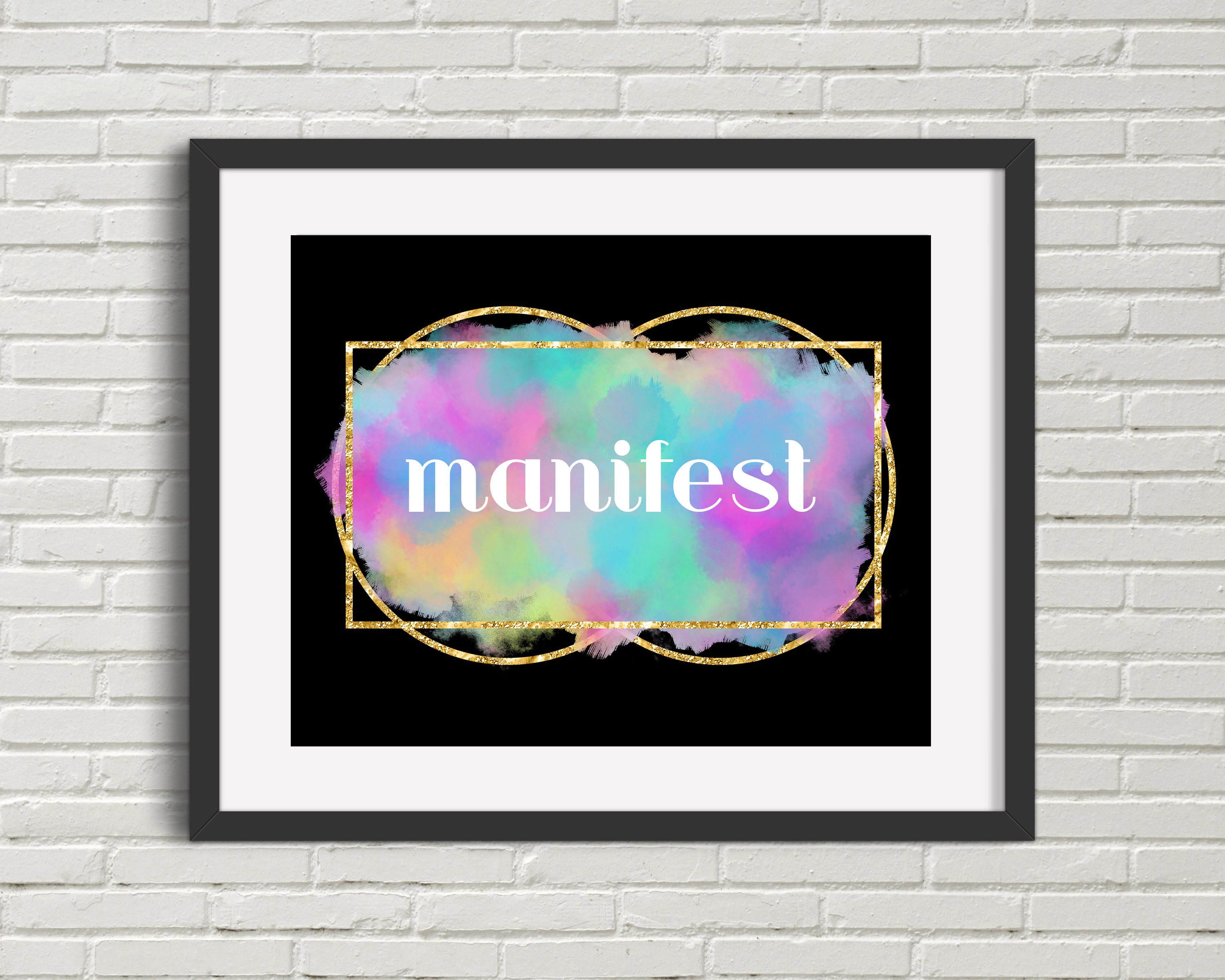 Law of Manifestation Art Manifest Poster Manifestation Art Print ...