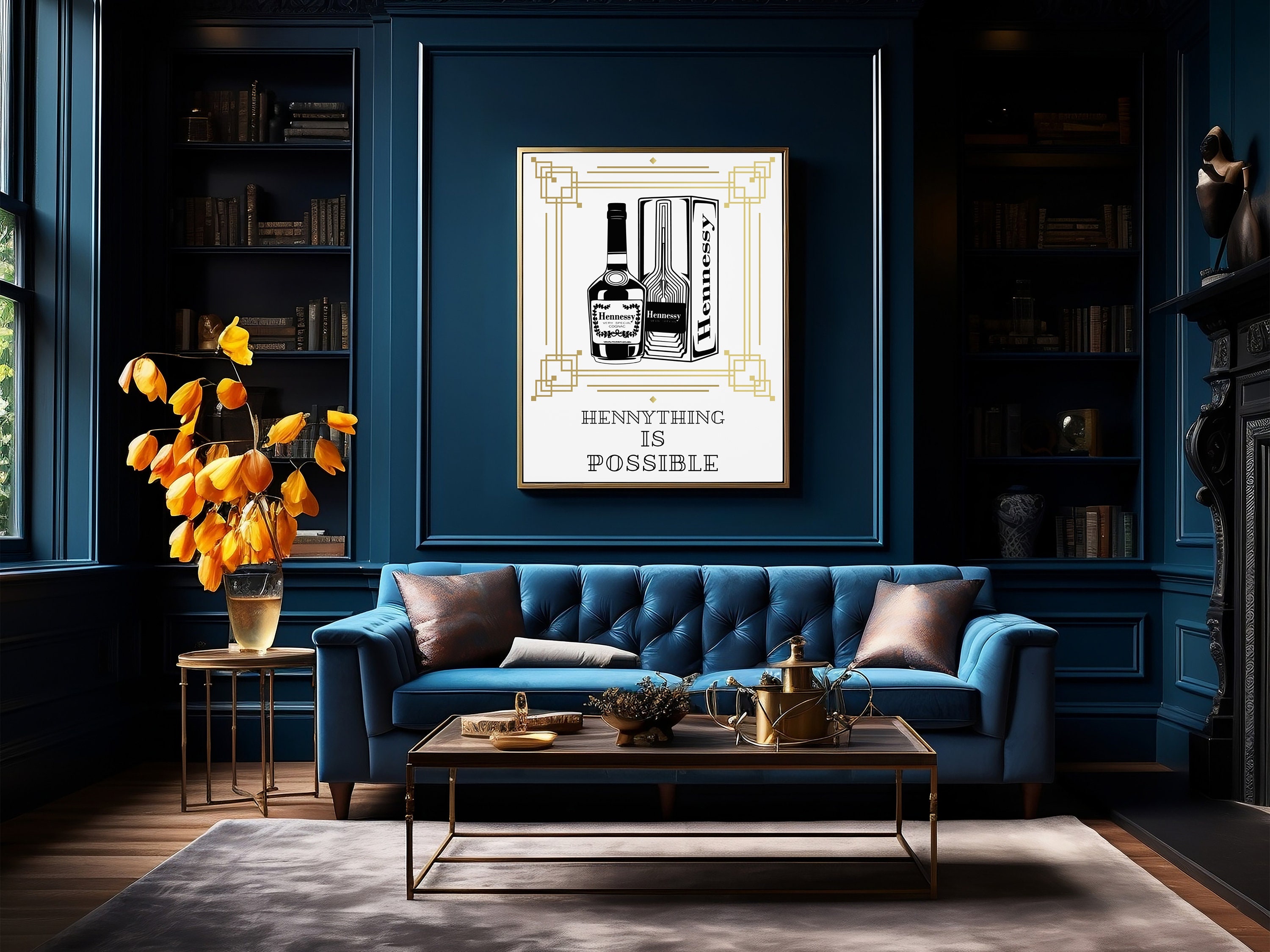 Hennything is Possible Print | Hennessy Cognac Lovers Gift & Wall Art ...