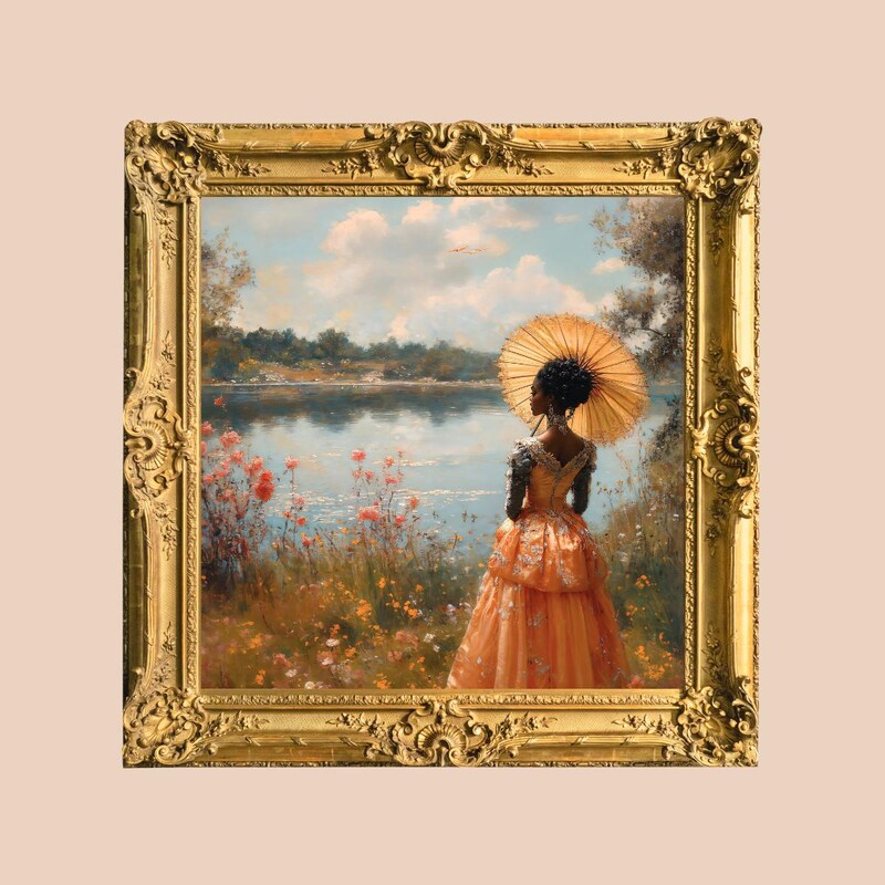 Victorian Lady Print - Etsy