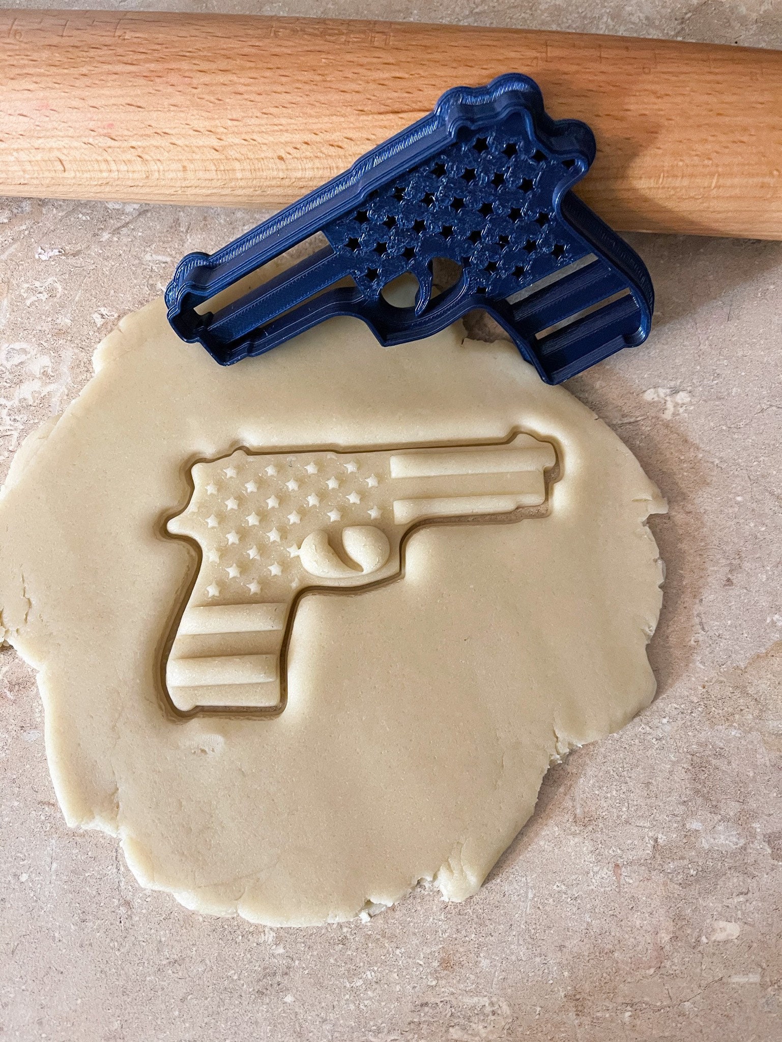 American Flag Gun Cookie Cutter - Etsy