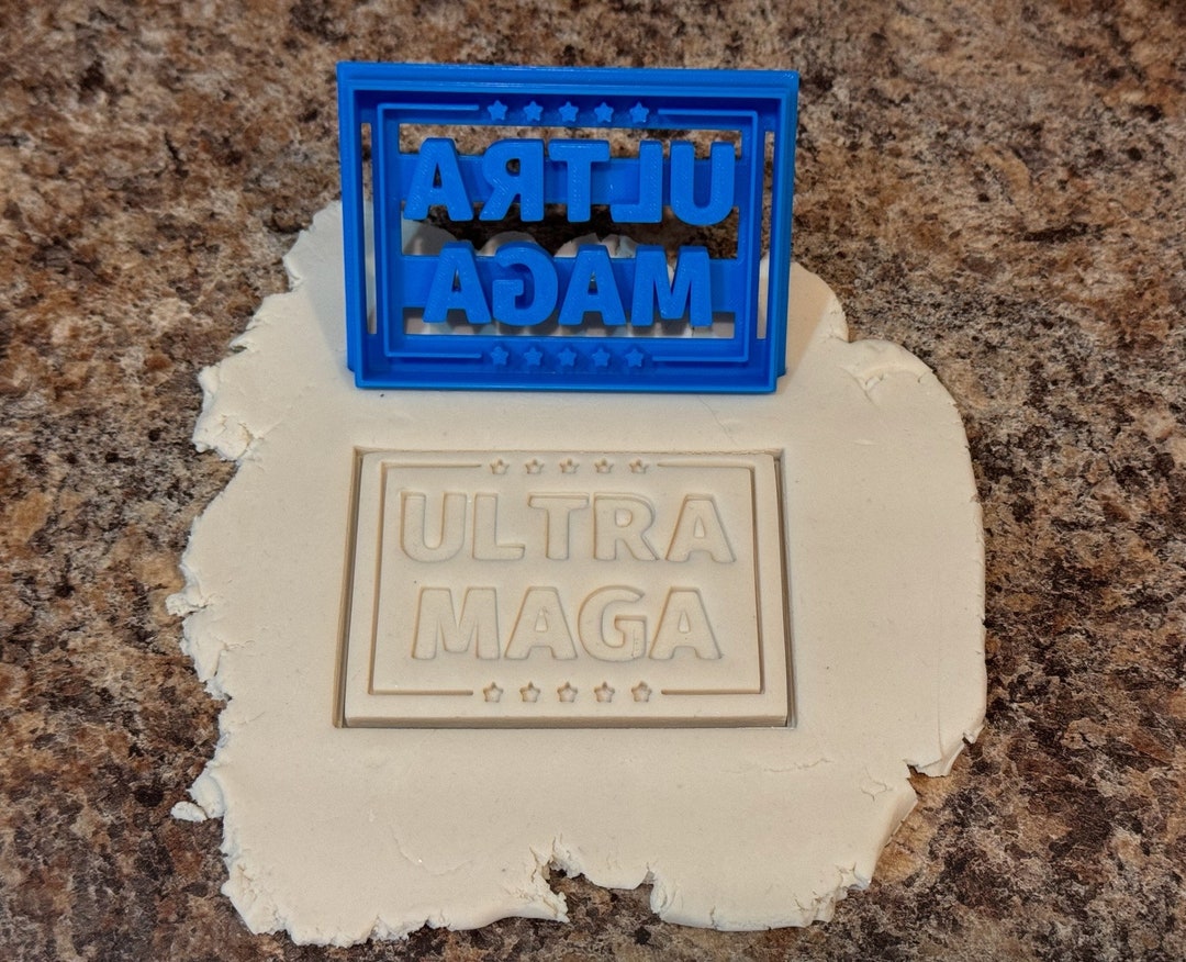 Trump Ultra MAGA 3D Printed Cookie Cutter - Etsy