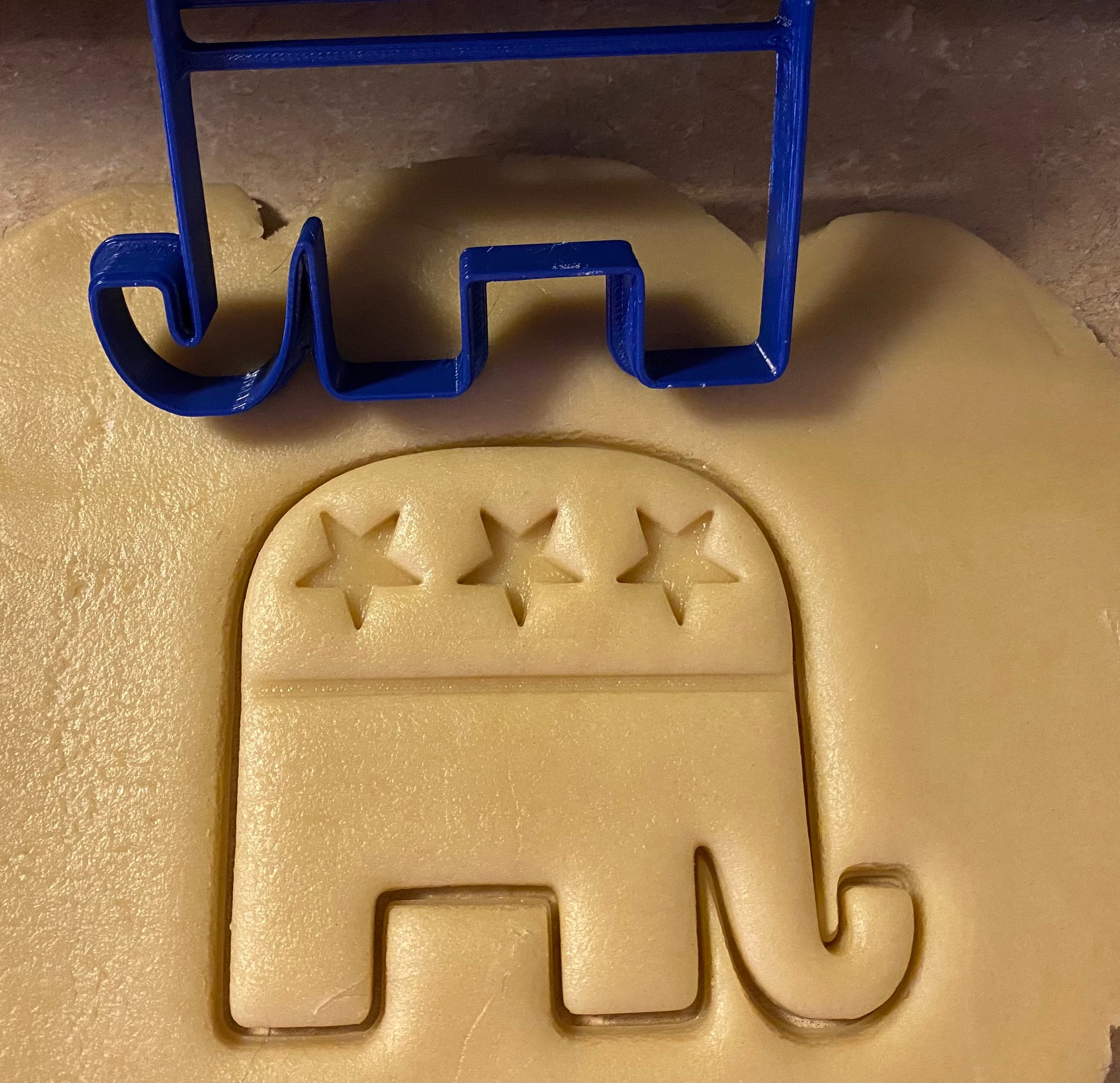Republican Logo Cookie Cutter - Etsy
