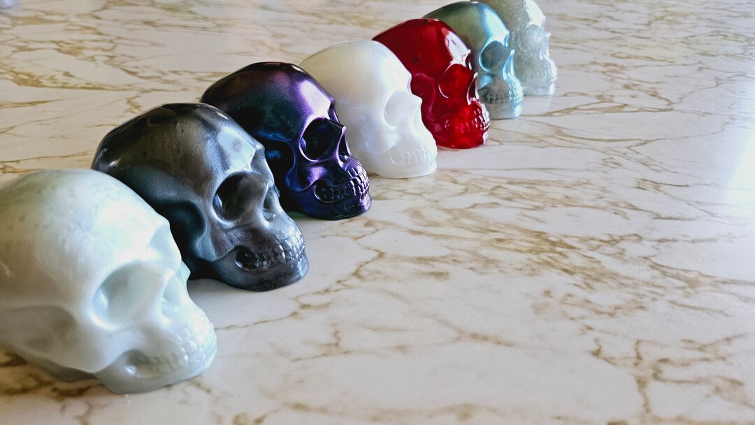 Medium Size Skull - 3D Skull 2.75 Inch - Made in Resin - Etsy