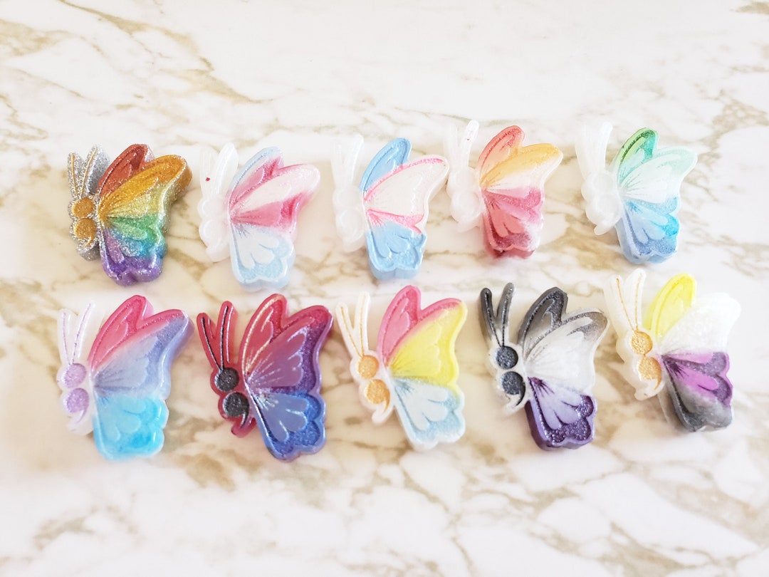 Pride Edition - Butterfly Semicolon Pin - Pin Made of Resin - Etsy