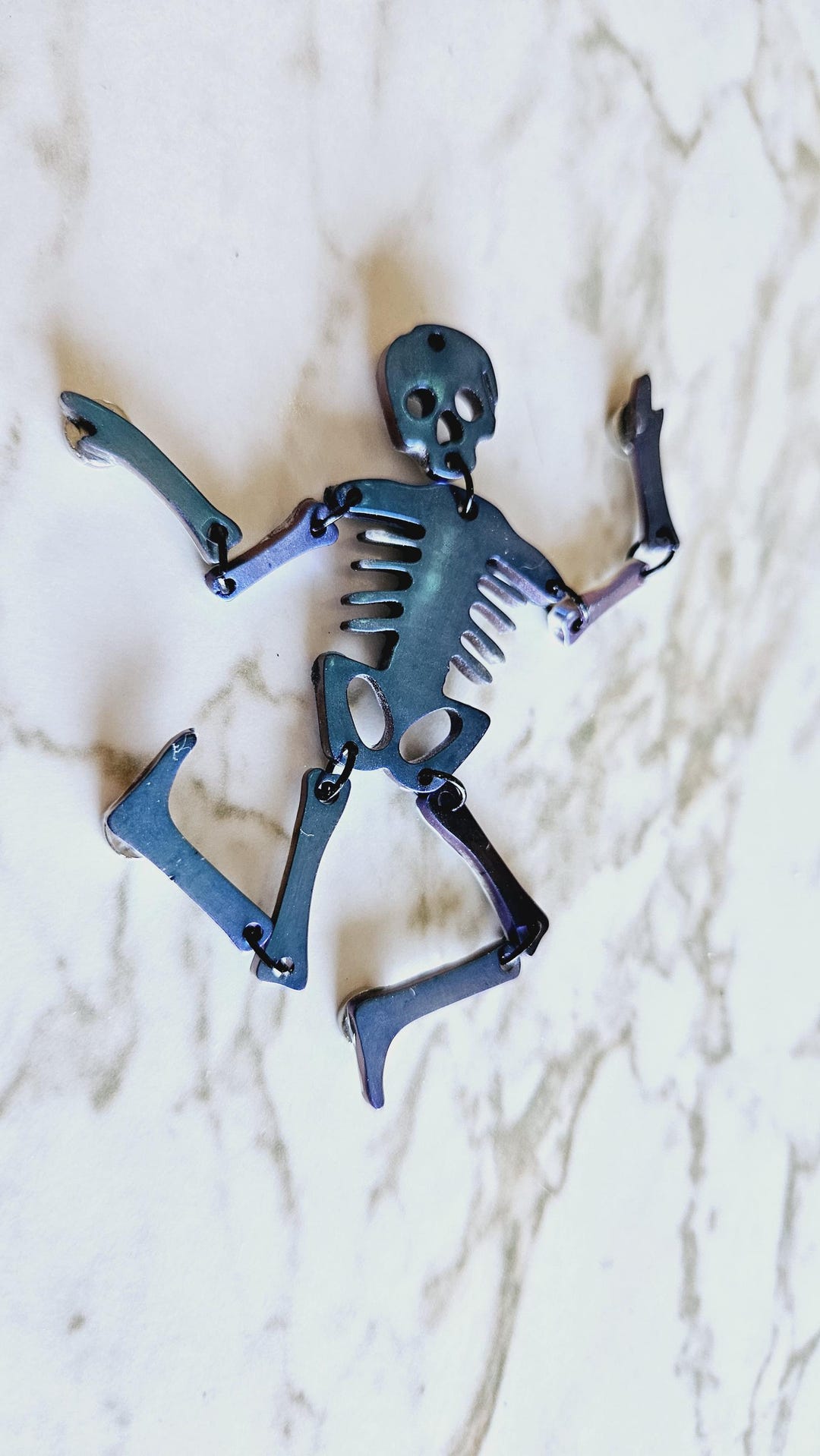 Full Skeleton Magnet - Moveable Bones - Made of Resin - Etsy