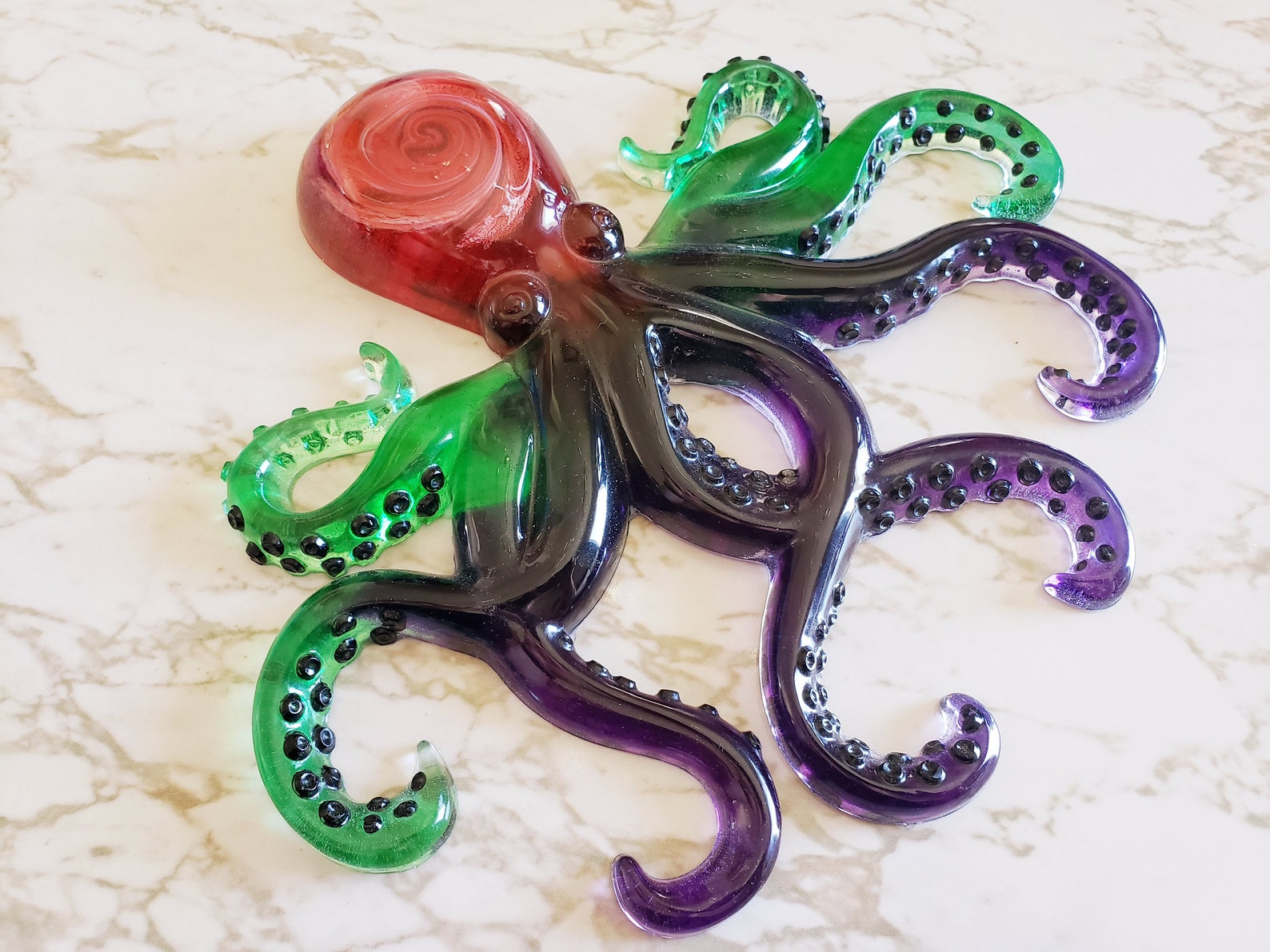 Octopus Decoration 3D Decor Made in Resin - Etsy