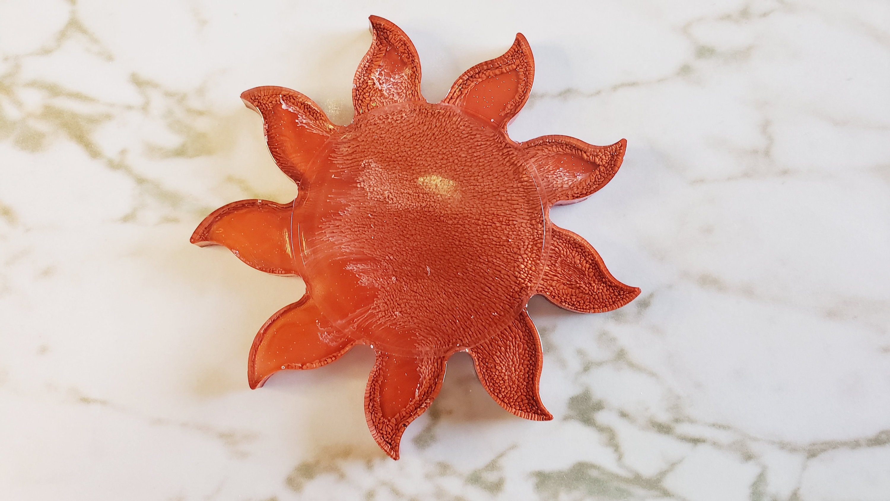 Sun Magnet Flame Sun Magnet Made of Resin | Etsy