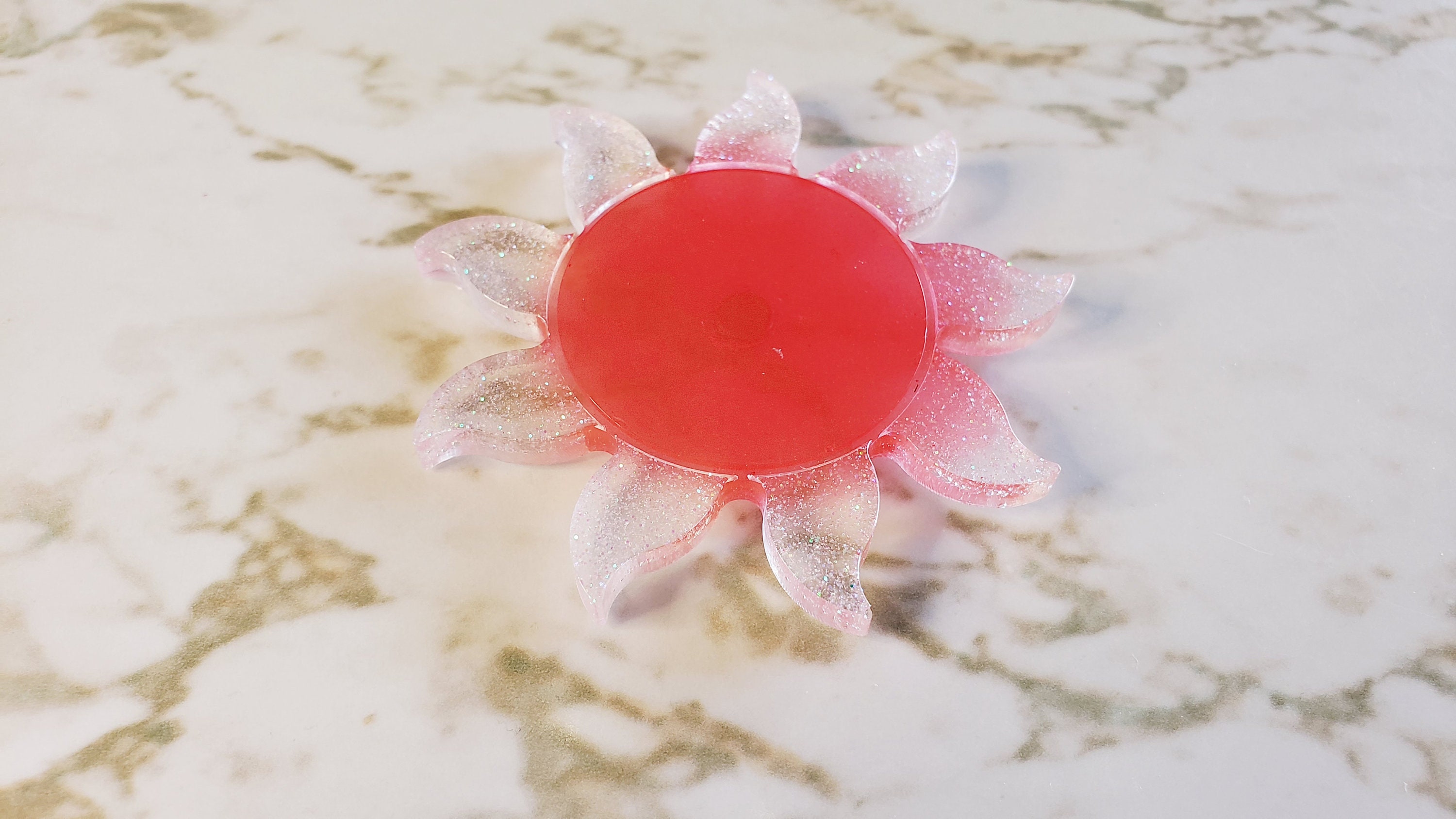 Sun Magnet Flame Sun Magnet Made of Resin | Etsy