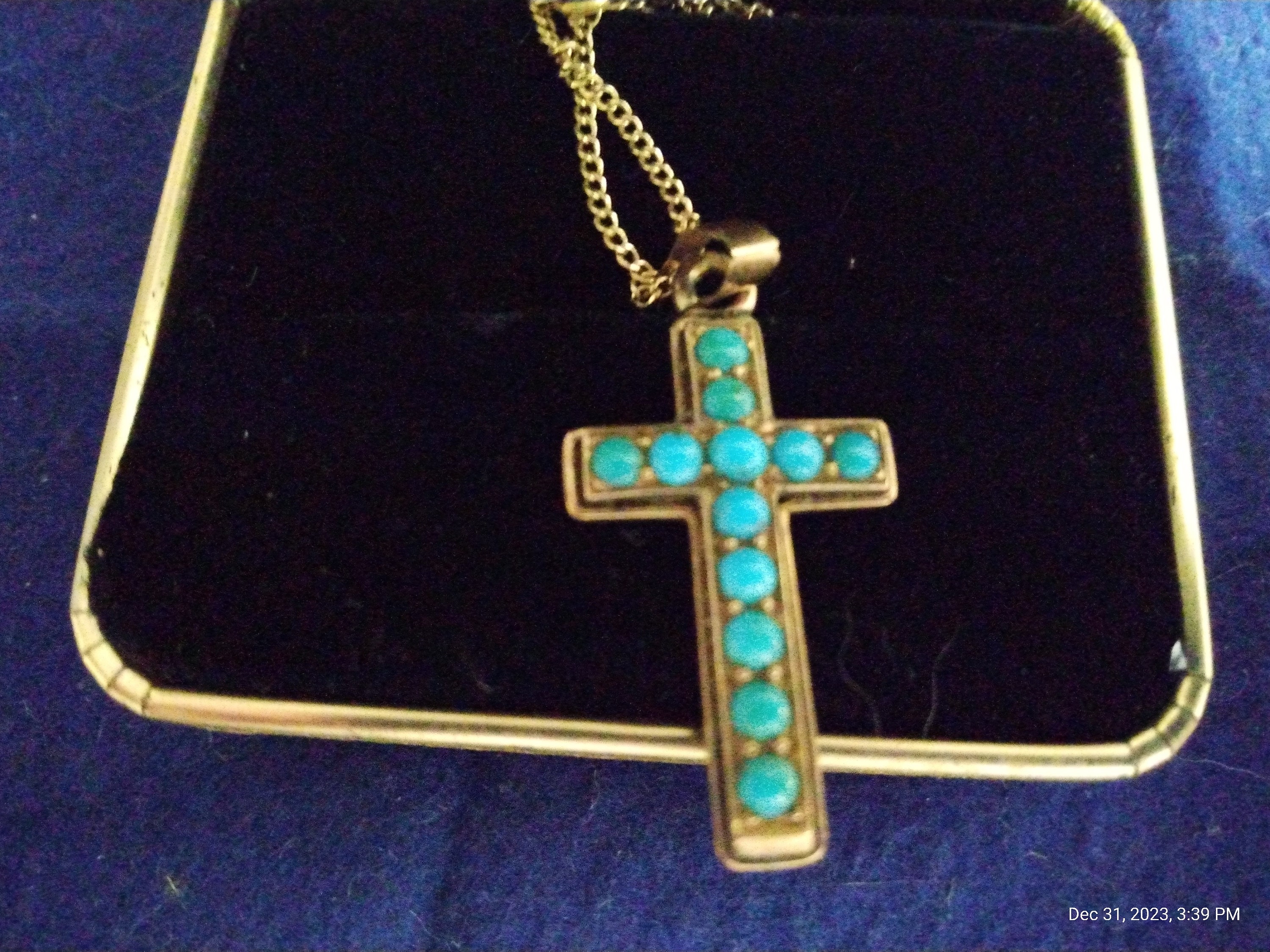 Vintage Navajo Cross Necklace - Etsy