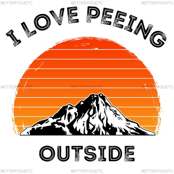 I Love Peeing Outside Svg - Etsy