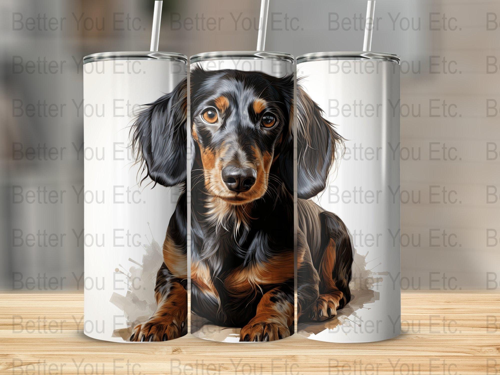 Dachshund PNG Gift Dachshund Weiner Dog Gifts 20 Oz Ounce Skinny ...
