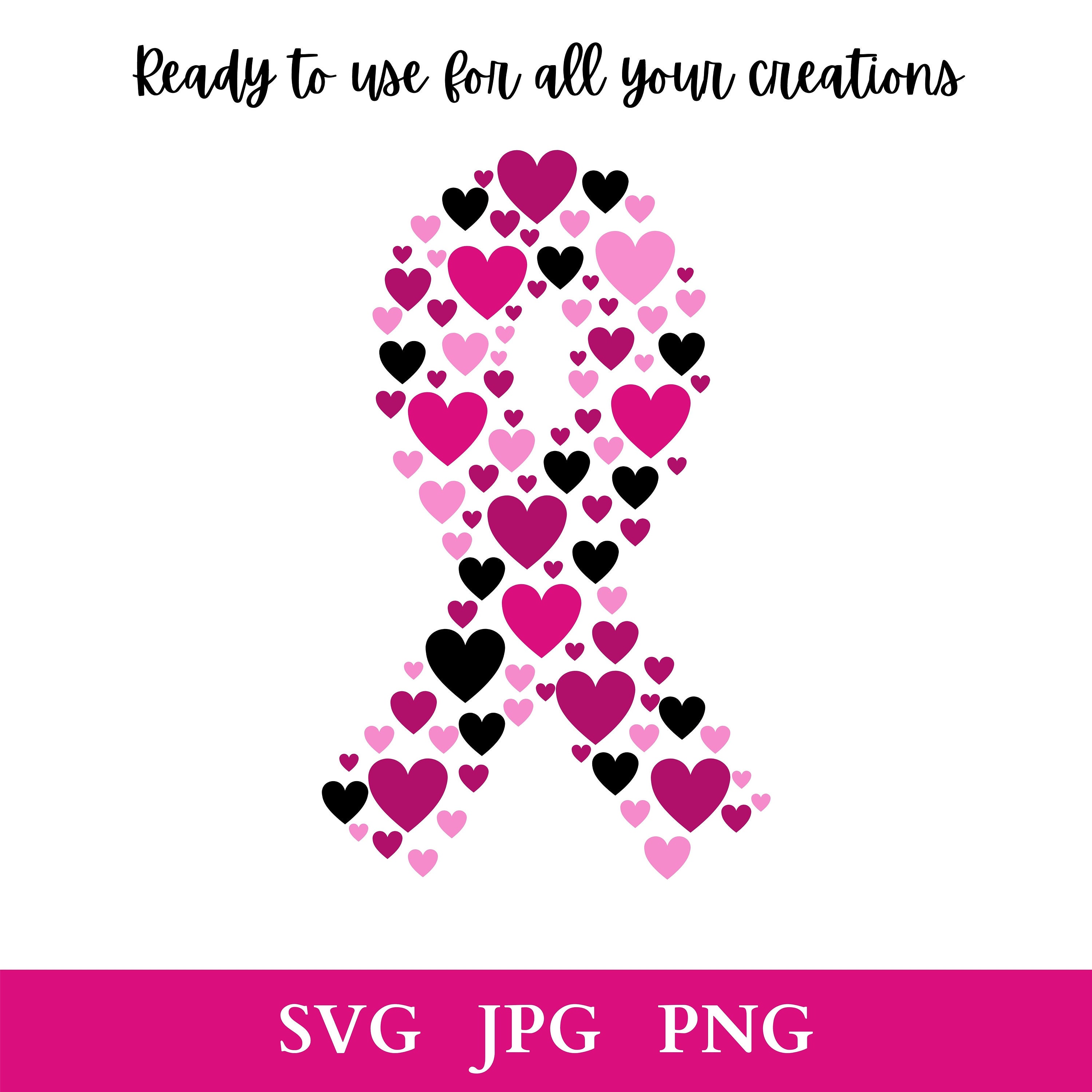 Cancer Ribbon SVG / Breast Cancer SVG / Awareness Ribbon SVG / - Etsy