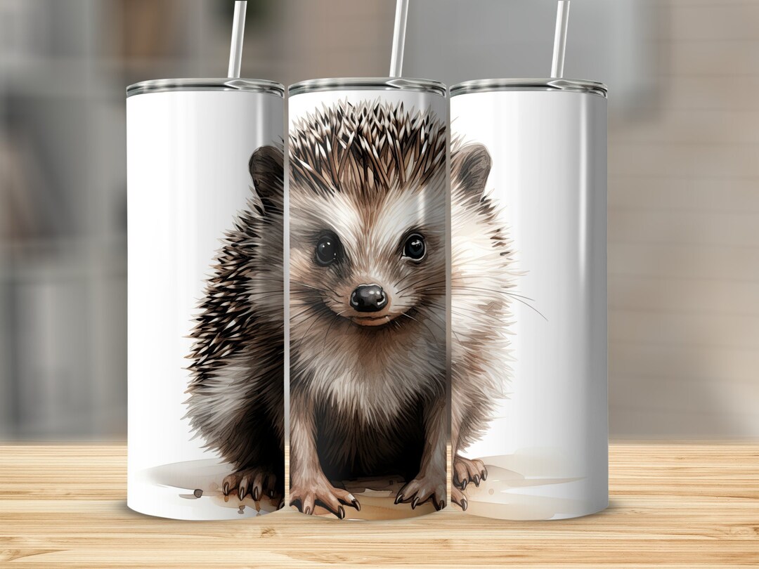 Hedgehog Tumbler Wrap Hedge Hog 20 Oz Ounce Skinny Tumbler Wrap ...