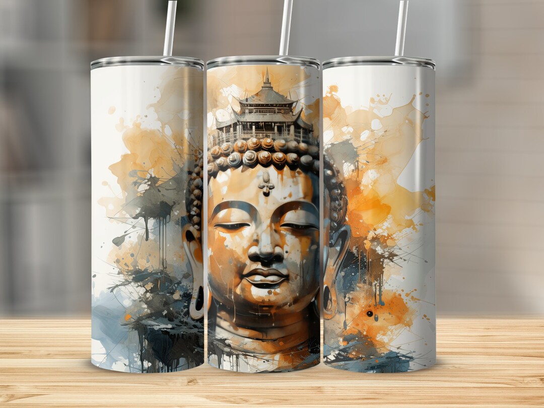 Gautam Buddha PNG Buddhism Symbol 20 Oz Ounce Skinny Tumbler Wrap ...