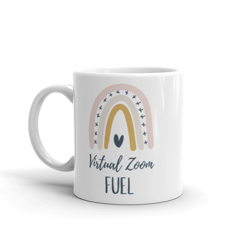 Virtual Zoom Mom Gift Virtual Zoom Coffee Mug Virtual Zoom - Etsy