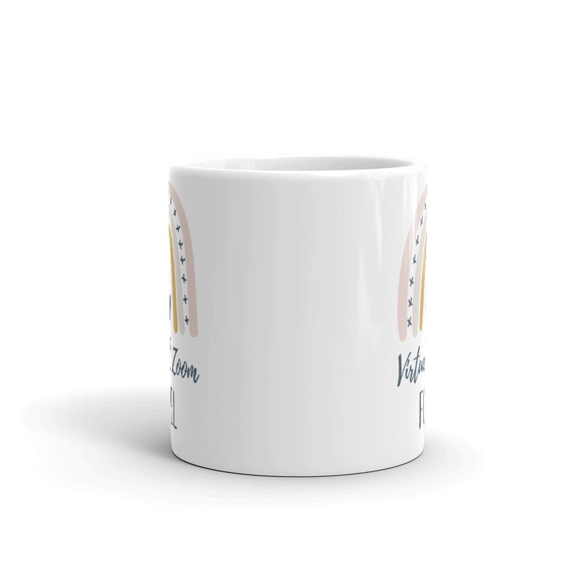 Virtual Zoom Mom Gift Virtual Zoom Coffee Mug Virtual Zoom - Etsy