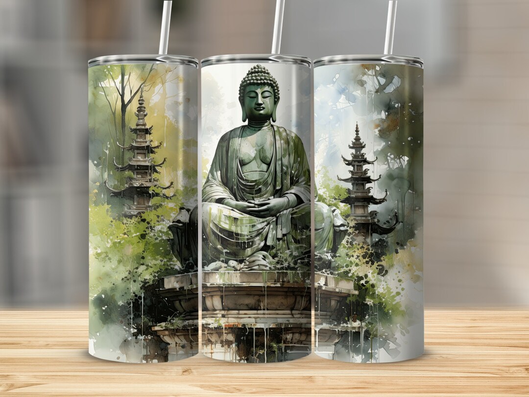Gautam Buddha PNG Buddhism Symbol 20 Oz Ounce Skinny Tumbler Wrap ...