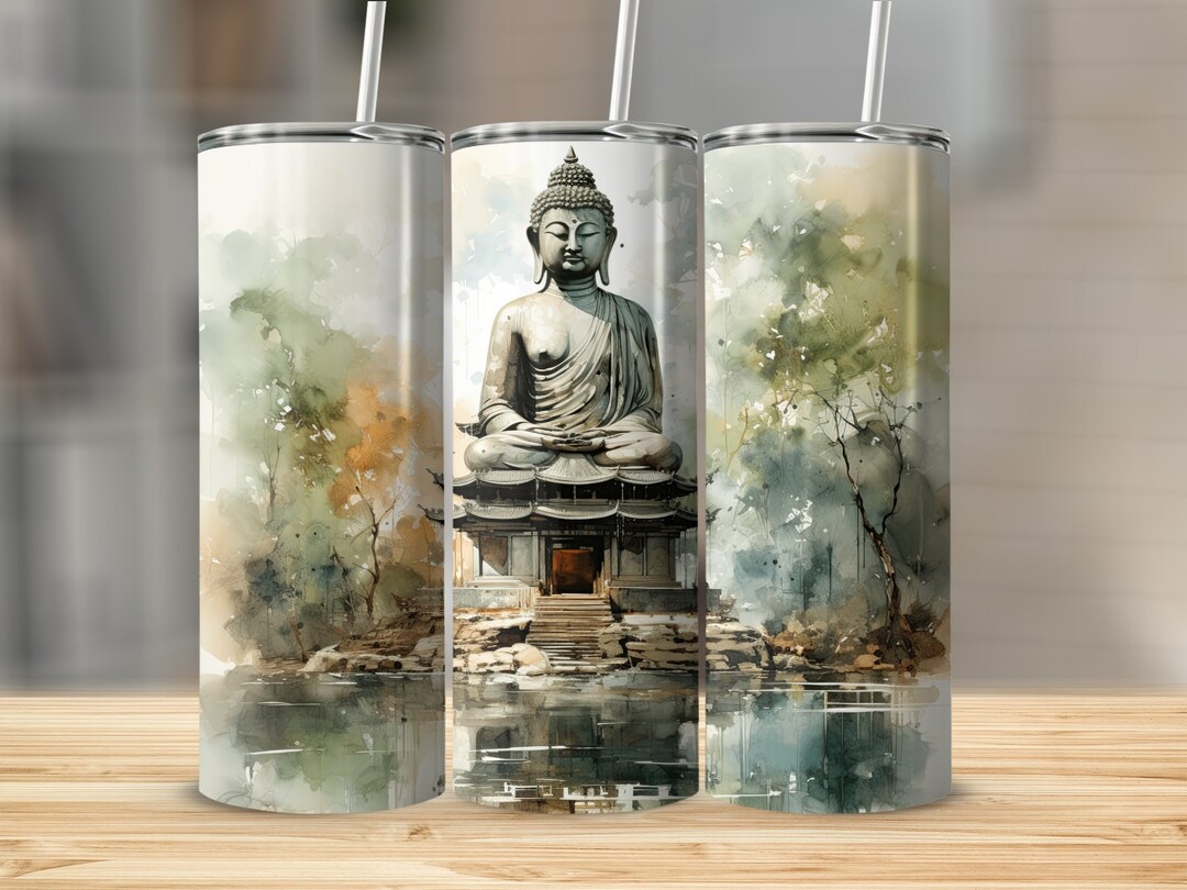 Gautam Buddha PNG Buddhism Symbol 20 Oz Ounce Skinny Tumbler Wrap ...