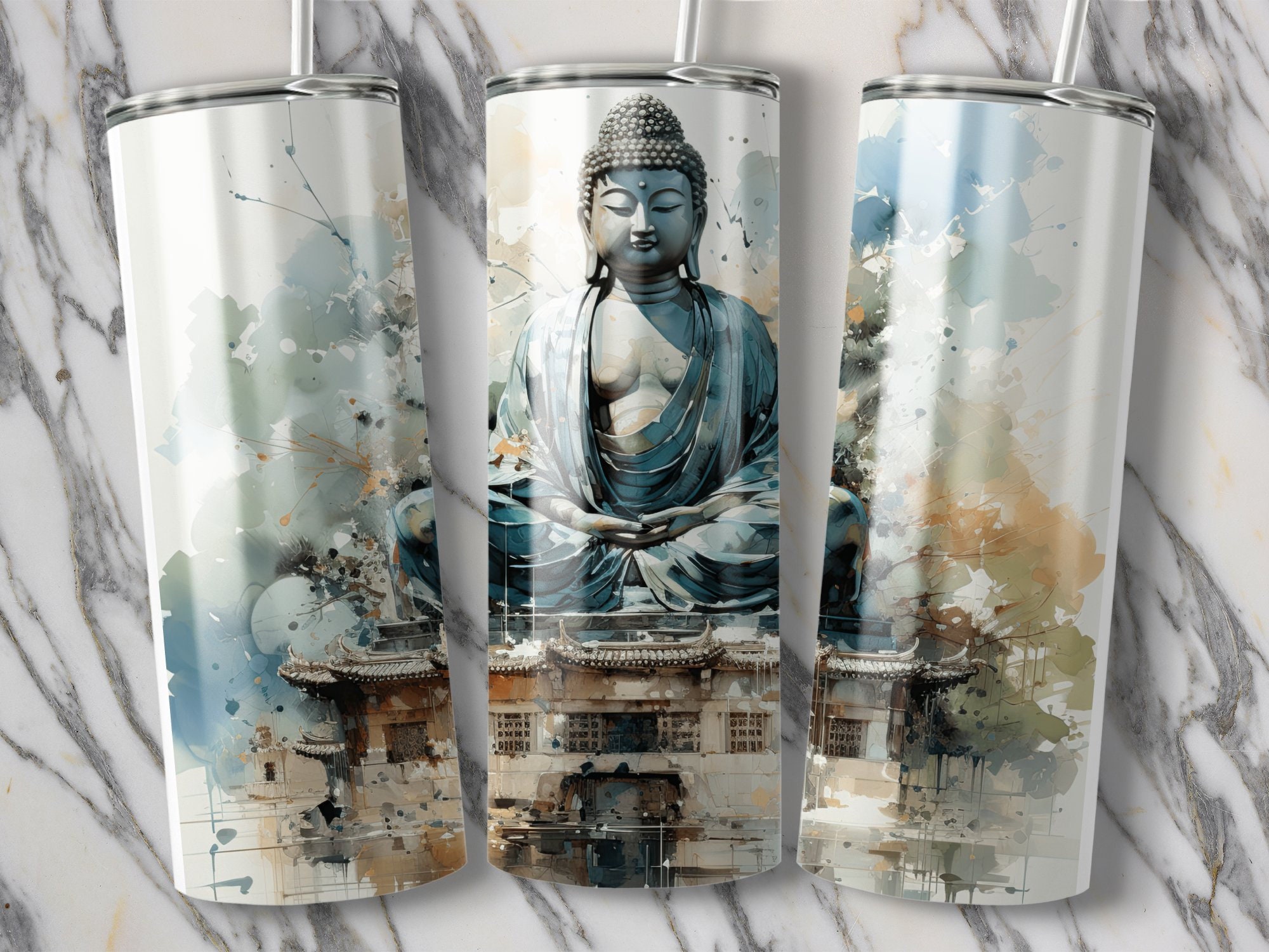 Gautam Buddha PNG Buddhism Symbol 20 Oz Ounce Skinny Tumbler Wrap ...
