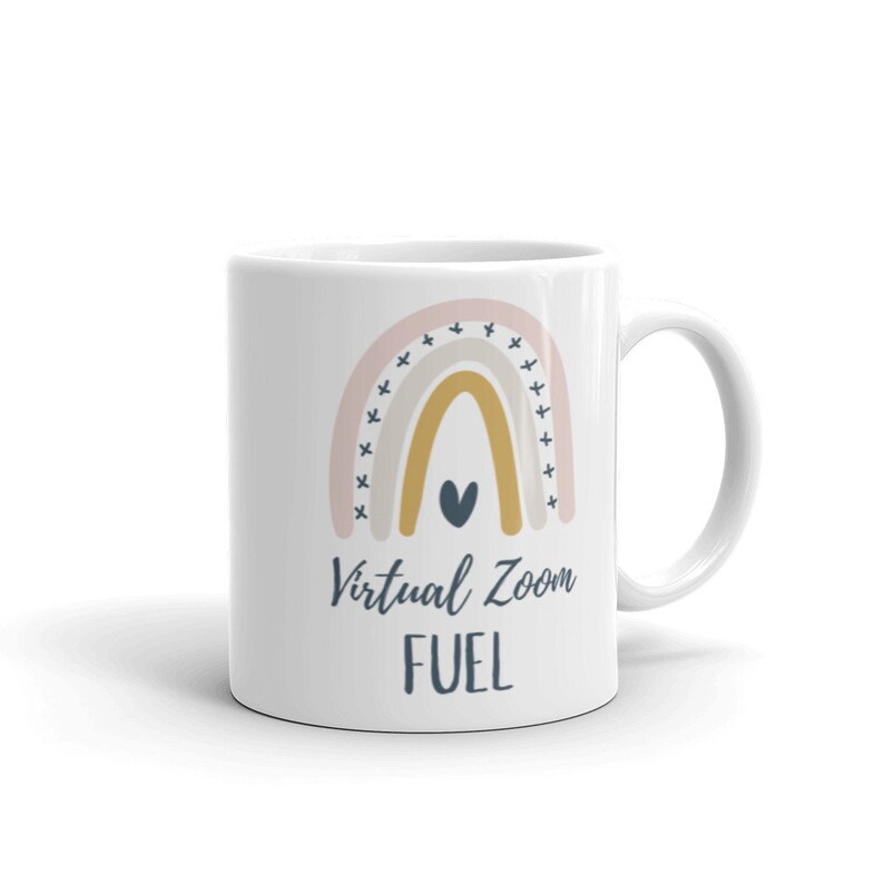 Virtual Zoom Mom Gift Virtual Zoom Coffee Mug Virtual Zoom - Etsy