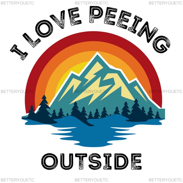 I Love Peeing Outside Svg - Etsy