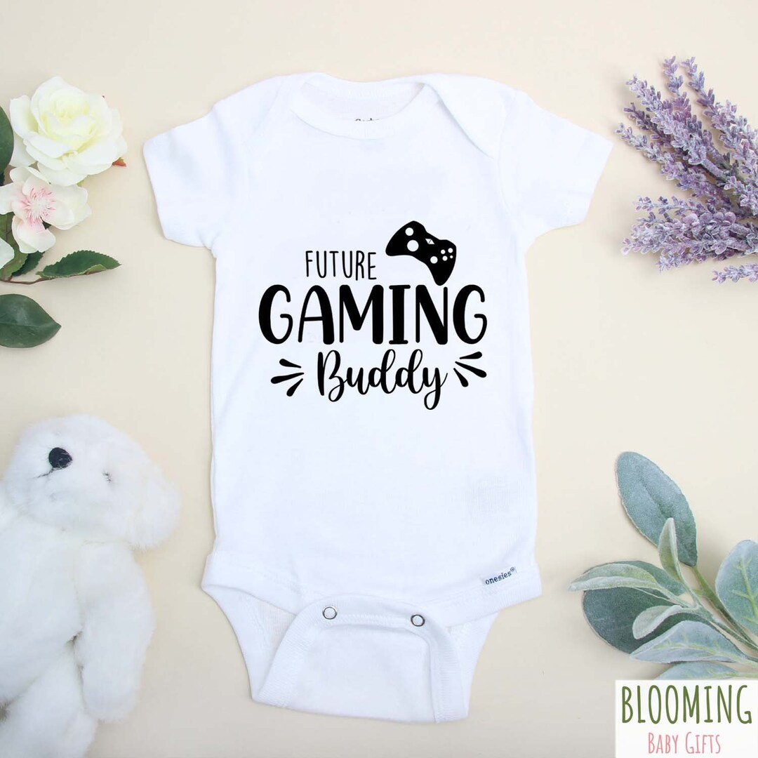Future Gaming Buddy Baby Bodysuit, Baby Boy Video Game Outfit, Baby ...