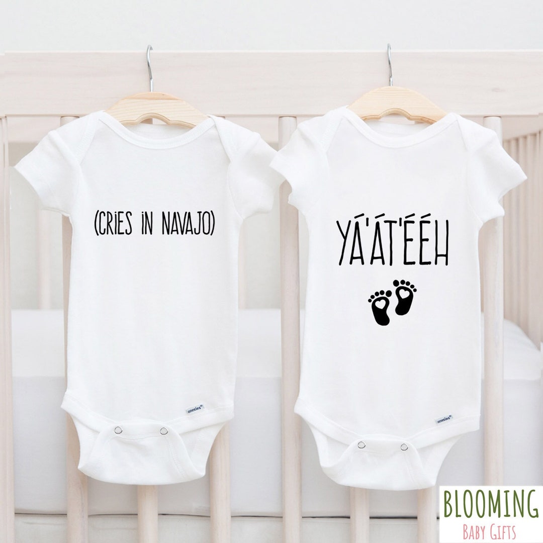 Navajo Baby Bodysuit Gift Set, Navajo Baby Bodysuits, Navajo Pregnancy ...