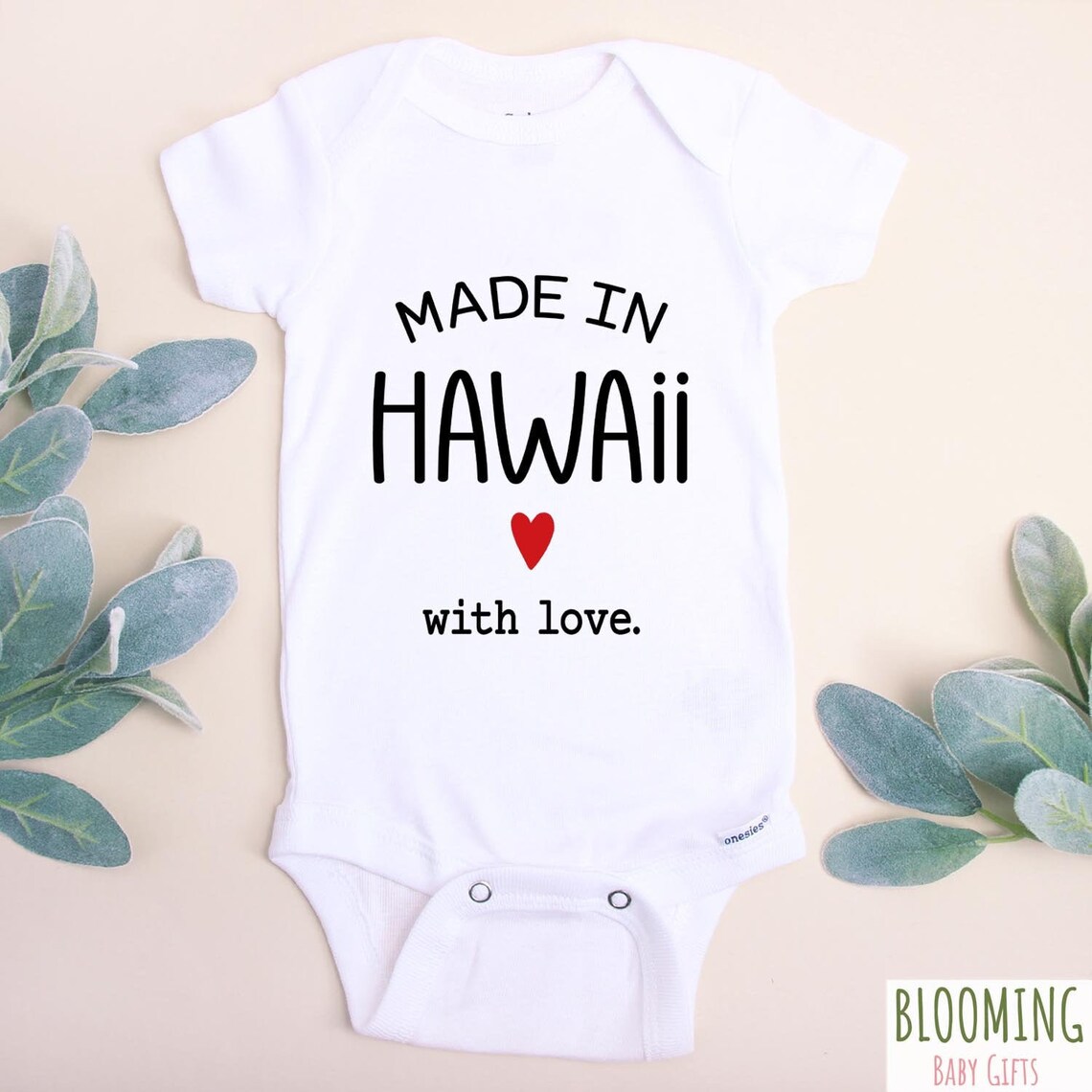 Made In Hawaii Onesie® Pregnancy Announcement Onesie® Hawaii | Etsy