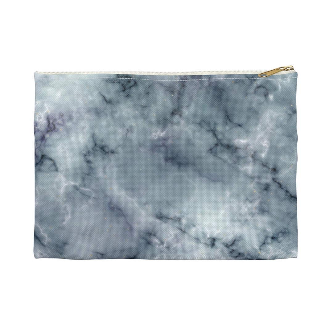 Blue Marble Accessory Pouch - Etsy