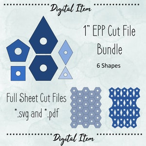 English Paper Piecing WAVES Pattern, EPP Templates PDF - Etsy Canada