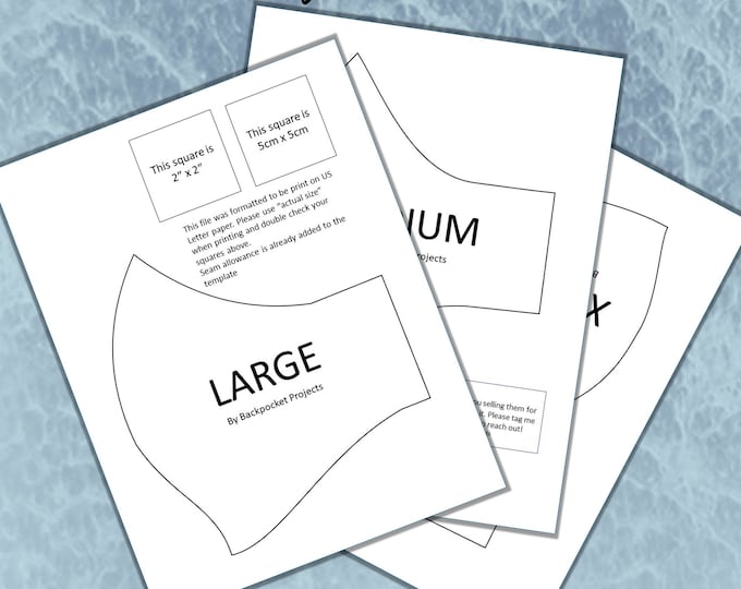 4 Sizes SEAMLESS Mask Pattern Unisex Adults Teens Juniors and Child ...