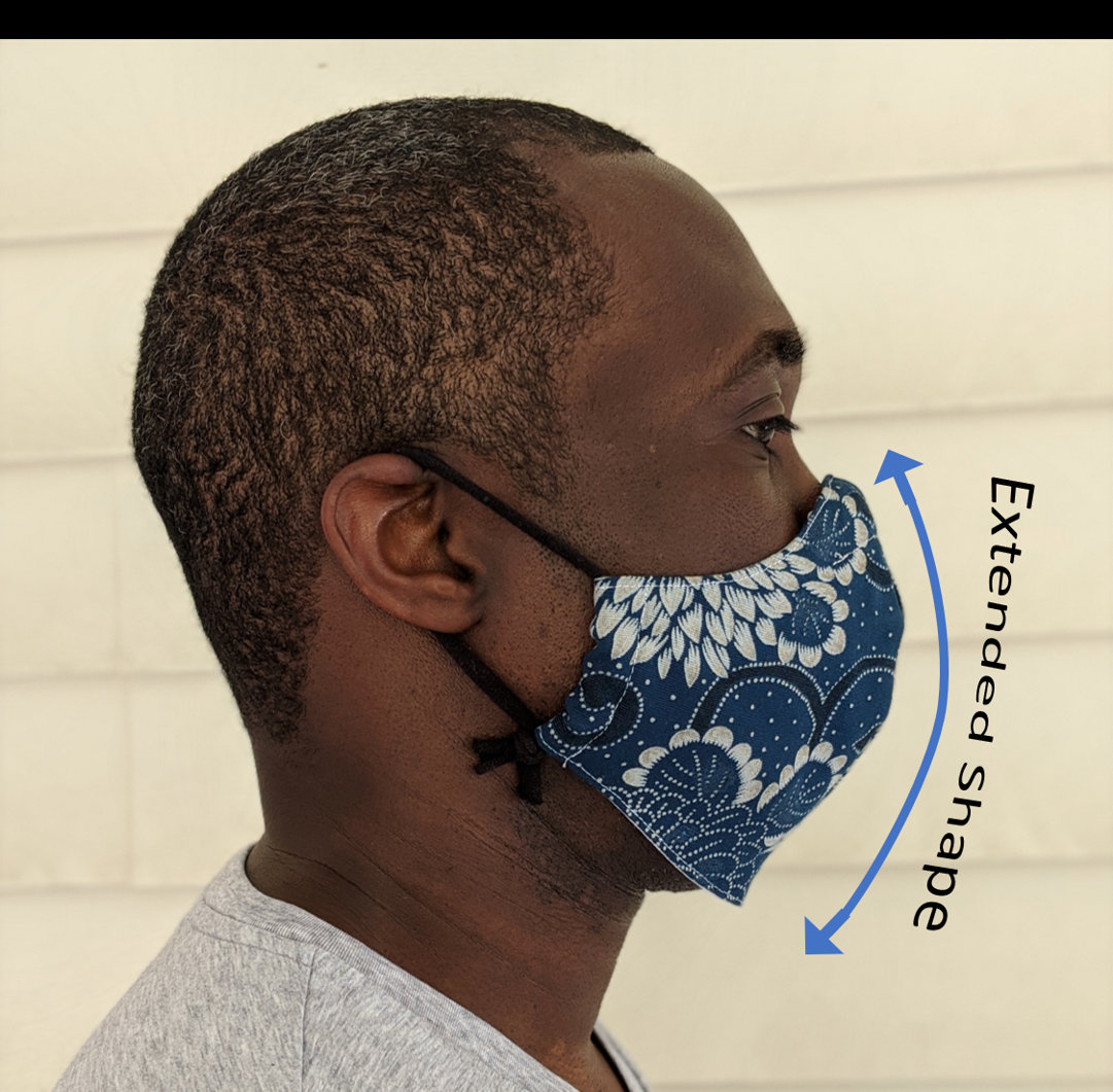 Four Size Face Mask Pattern and Instructions Large Medium - Etsy