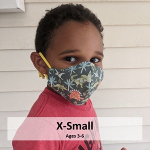 Four Size Face Mask Pattern and Instructions | Large | Medium | Small ...