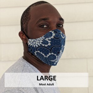 Four Size Face Mask Pattern and Instructions | Large | Medium | Small ...