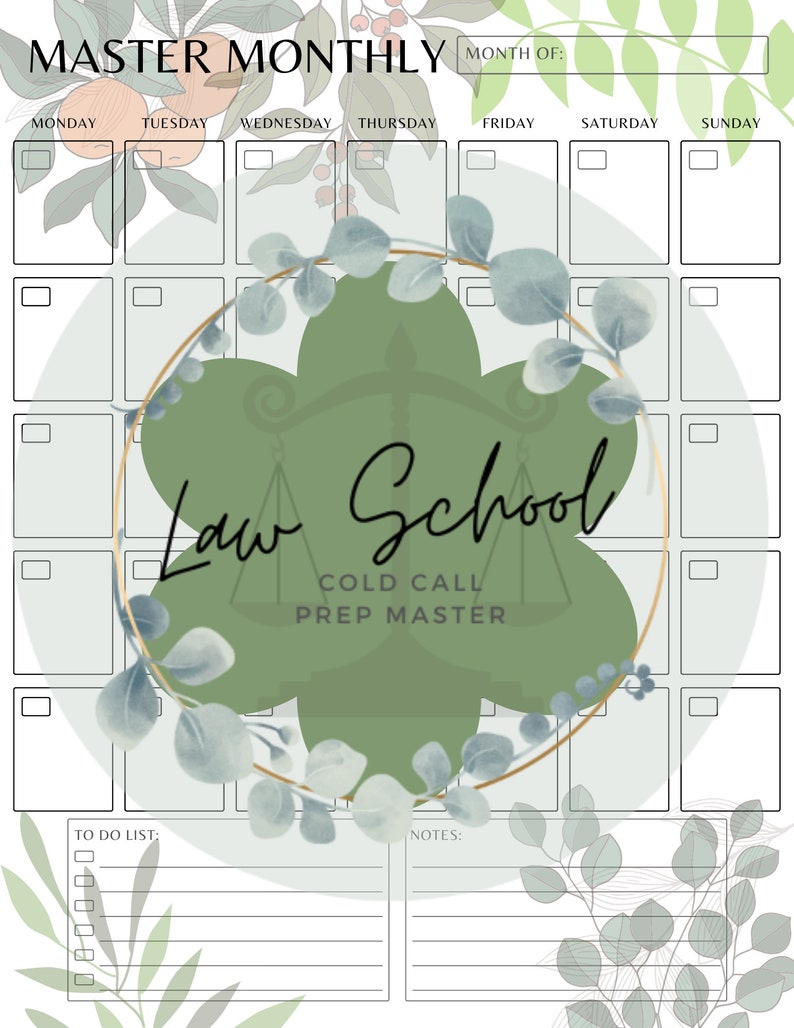 Law School Planner and Organizer - Etsy