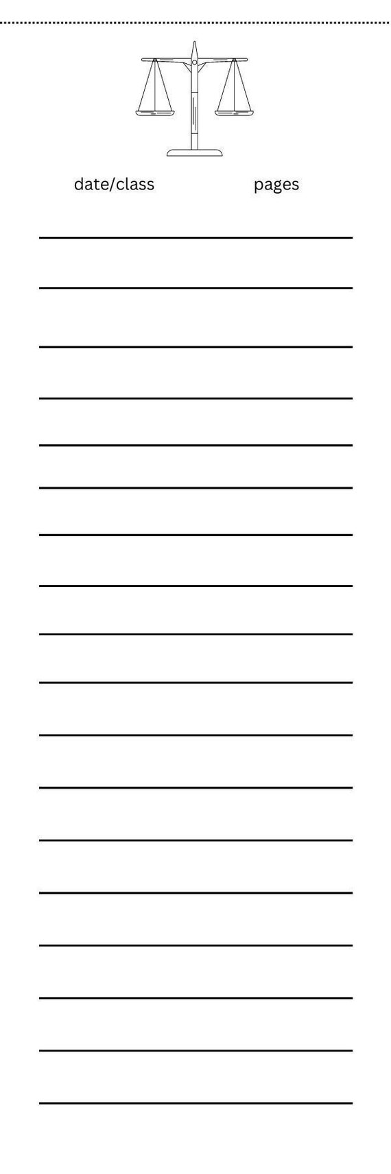 Law School Reading Bookmarks printable - Etsy